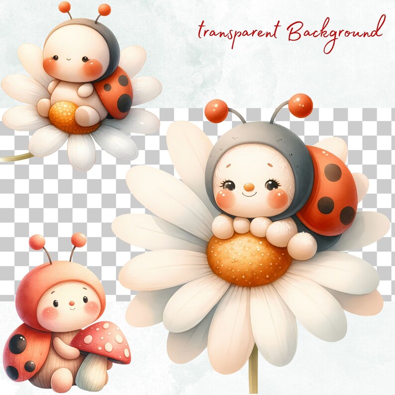 Cute Ladybug Valentine Clipart, Love Bug Clipart, Valentine Sublimation ...