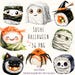Sushi Halloween , Cute Halloween Clipart, Cute Sushi, Japan Halloween ...