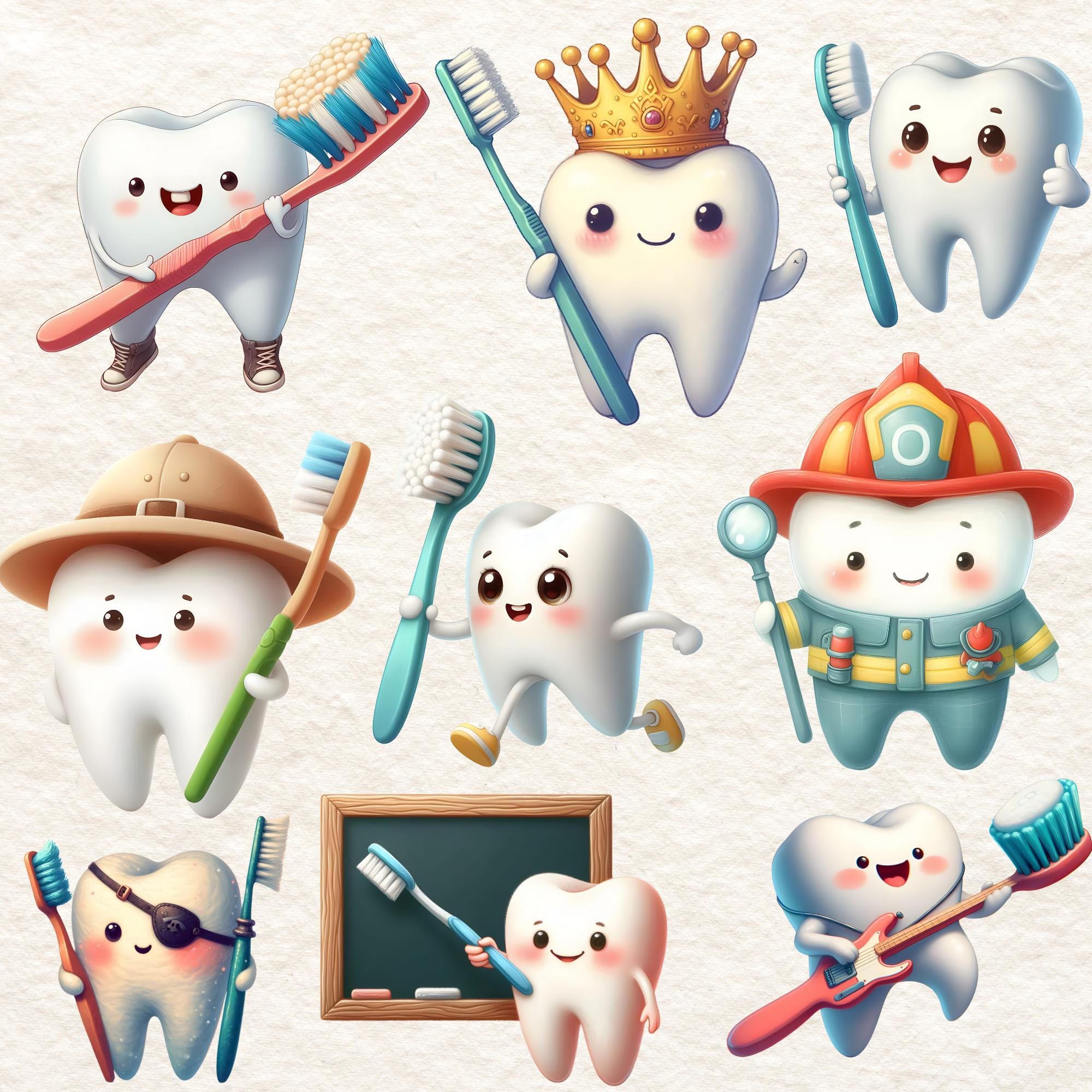 Cute Teeth Clipart,dentist Graphics,dentist PNG, Dental Care Clipart ...