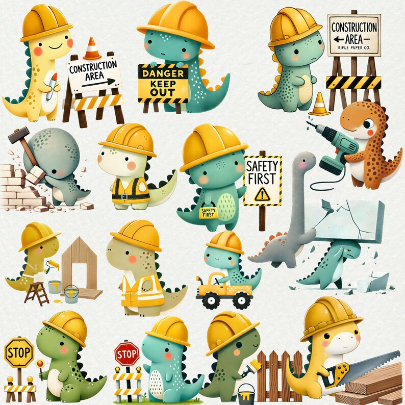 Watercolor Dinosaur, Cute Dinosaur Clipart, Dino Clip Art, Cute ...