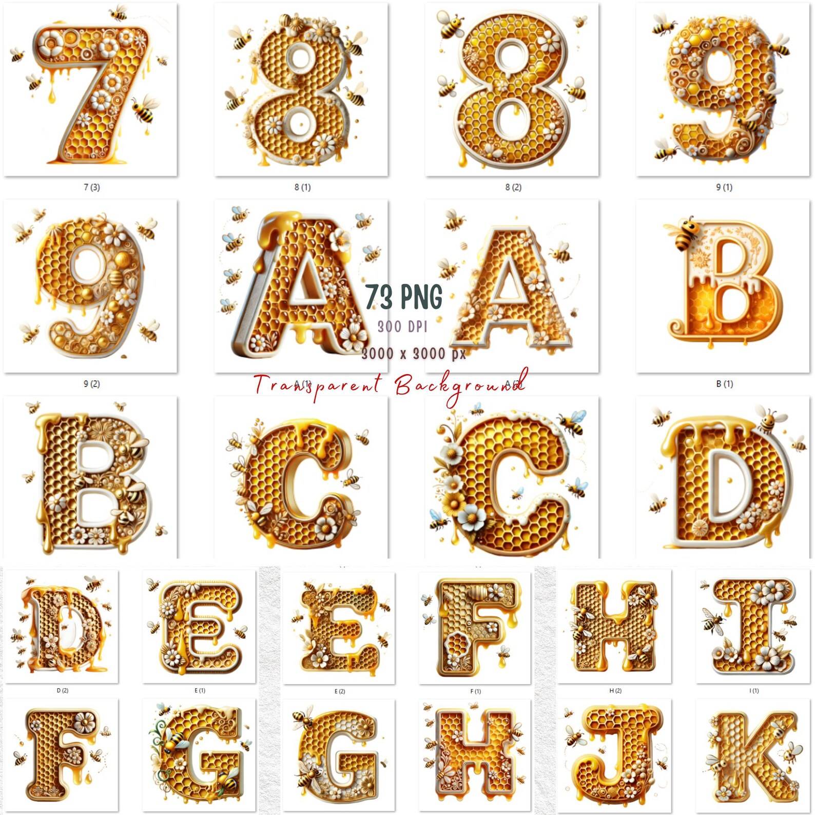 Alphabet Bee, Bee Alphabet Png, Alphabet Bee, Bee Font , Honey Bee ...