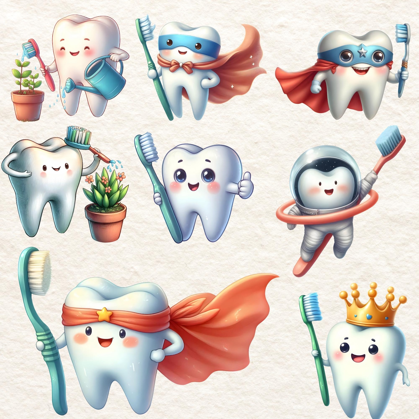 Cute Teeth Clipart,dentist Graphics,dentist PNG, Dental Care Clipart ...
