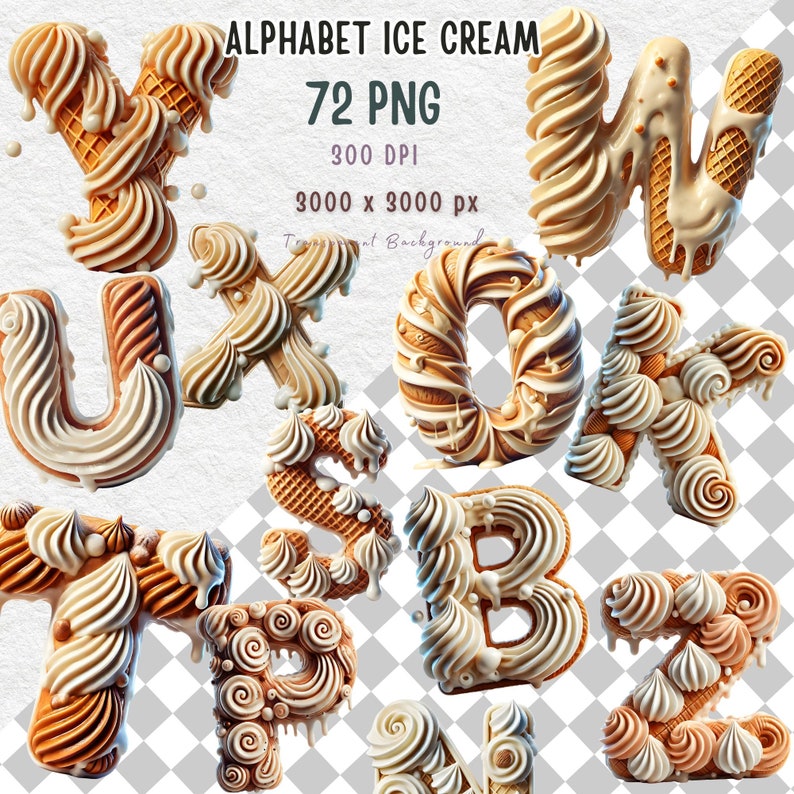 Chocolate Alphabet, Chocolate Clipart, Watercolor Chocolate Clipart ...