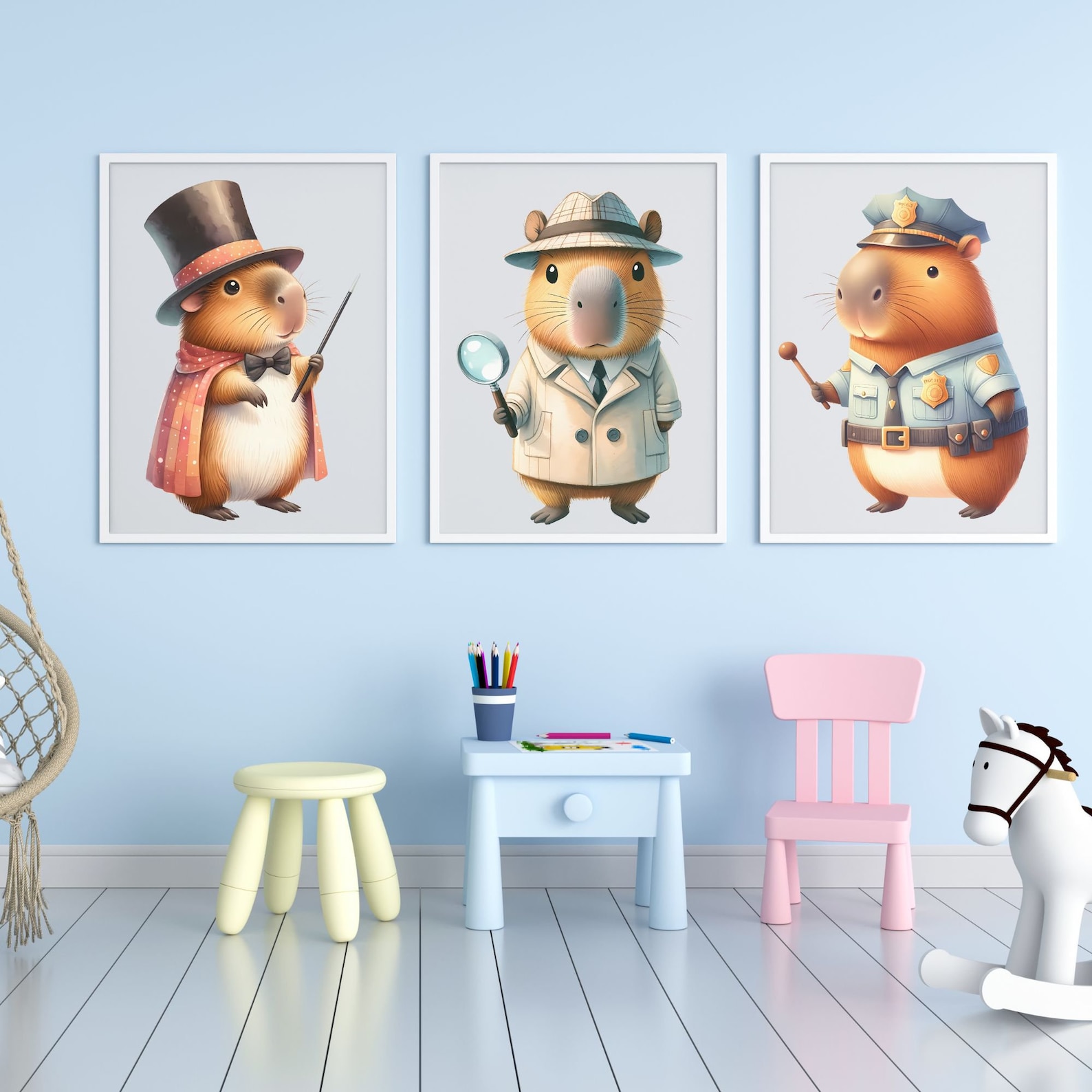 Capybara Clipart, Cute Capybara PNG, Capybara, Nursery Clipart, Animals ...