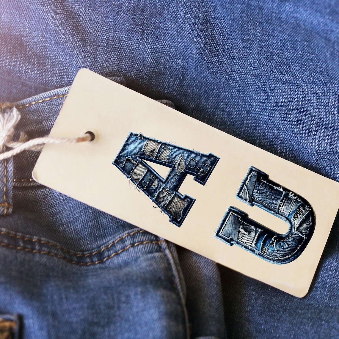 Denim Alphabet, Denim Clipart, Watercolor Denim Clipart, Denim Jeans ...