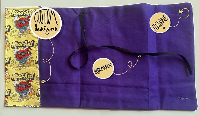 Adjustable Book Cover - Etsy