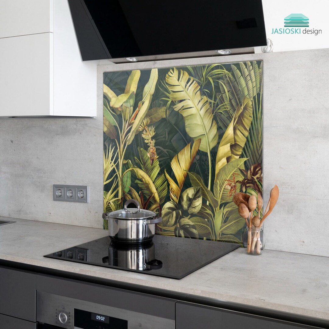 Eazy Clean Splashback, Modern Kitchen Decor, Colorful Backsplashback ...