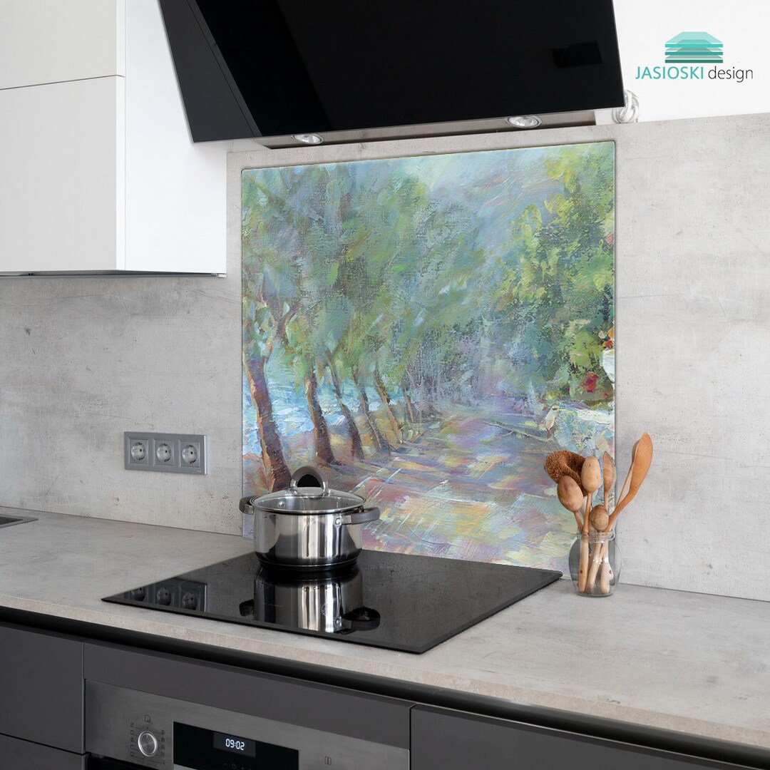 Eazy Clean Splashback, Colorful Backsplashback, Modern Kitchen Decor ...