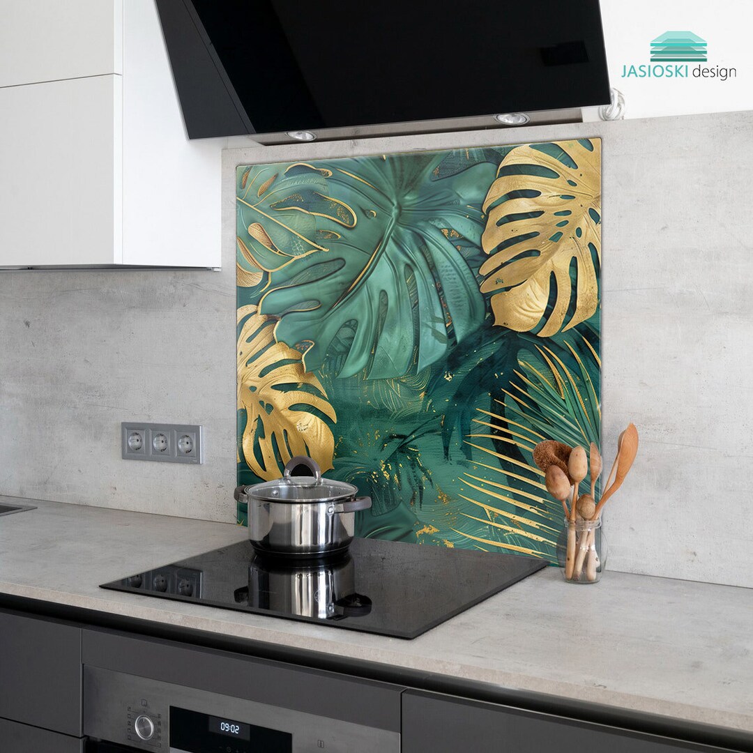 Eazy Clean Splashback, Glass Splashback, Modern Kitchen Decor, Colorful ...