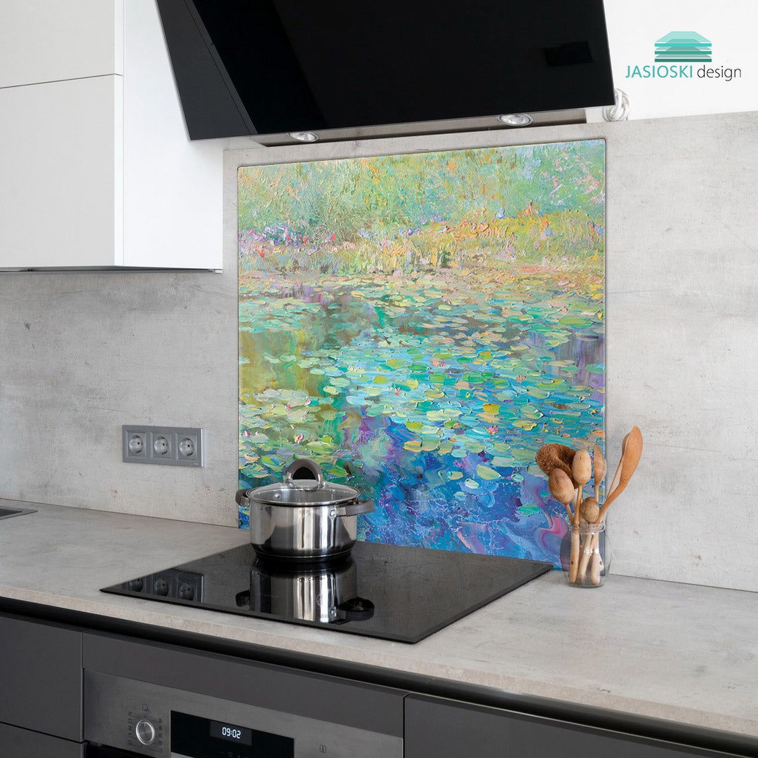 Eazy Clean Splashback, Colorful Backsplashback, Modern Kitchen Decor ...