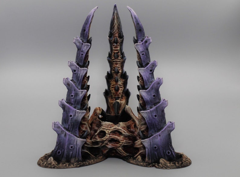 Warhammer Tyranid Terrain Scenery Bundle / Warhammer 40k Spikes Tyran Tyranid / Pro Painted Pre ...