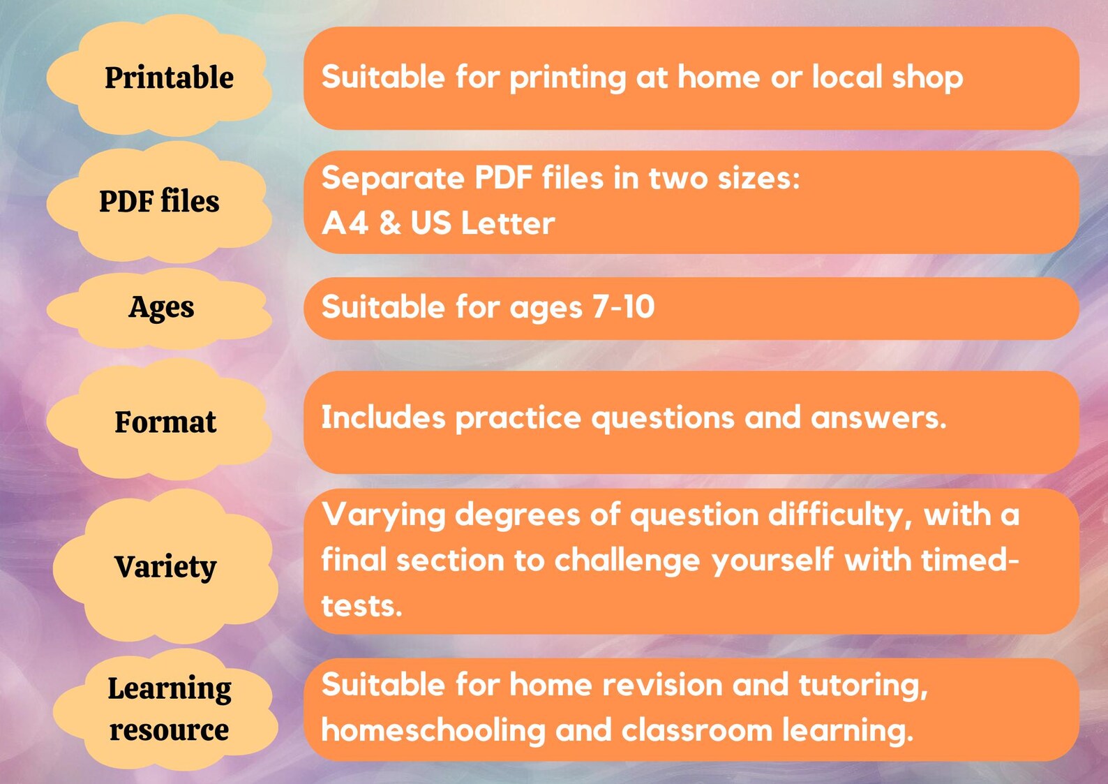 Printable Multiplication Revision Worksheet Tutorial Homeschooling ...