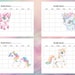 Blank Monthly Calendar Printable Undated Monthly Planner Unicorn ...