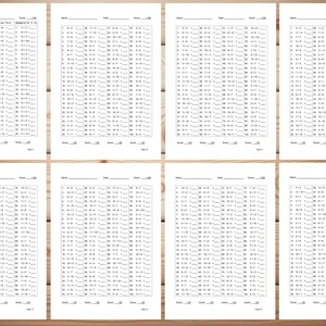 Printable Multiplication Revision Worksheet Tutorial Homeschooling ...