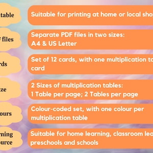 Preschool Times Table Printable Multiplication Table Homeschool ...
