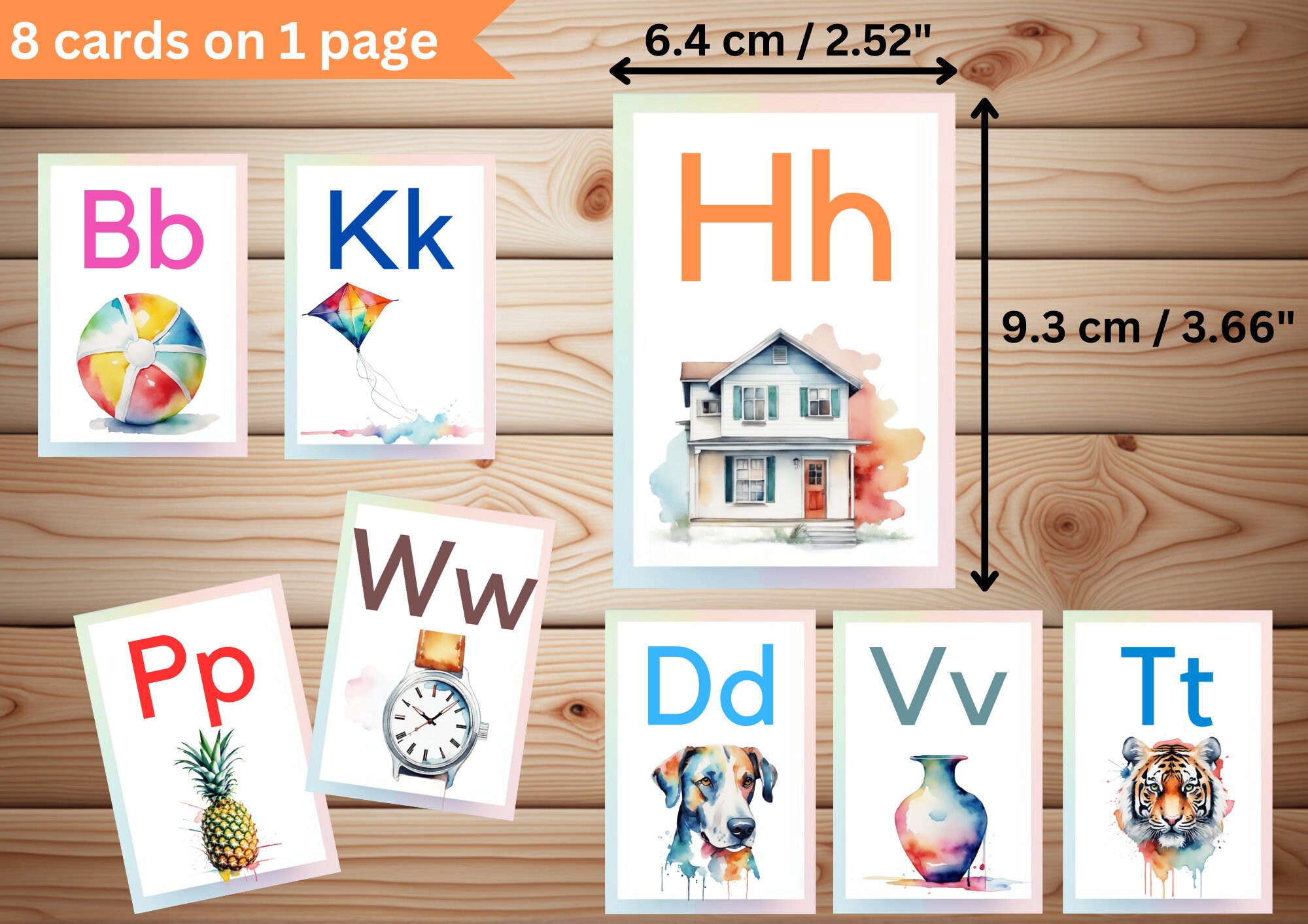 Learning Alphabet Flash Card Printable Homeschool Flashcard Capital ...