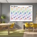 2025 Giant Wall Planner Printable 2025 Full Year Wall Calendar Rainbow ...