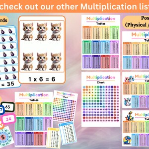 Preschool Times Table Printable Multiplication Table Homeschool ...
