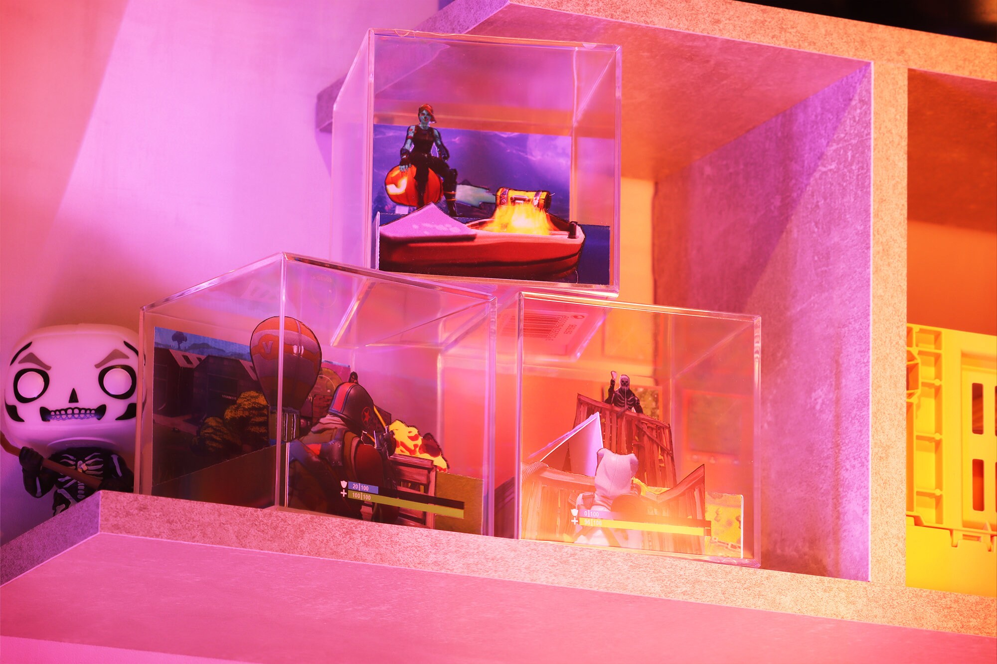 3D Diorama Cube - Ninja Fight! - Etsy