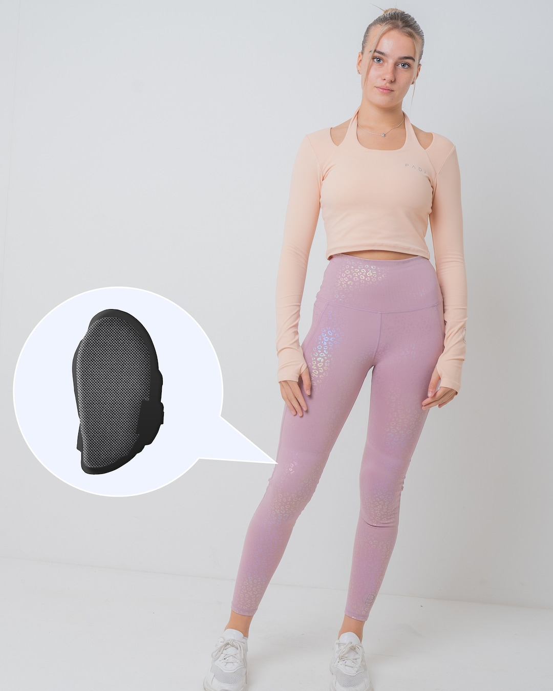 Knee-padded Yoga Pants Leggings - Luxury Superb Quality High Waist ...