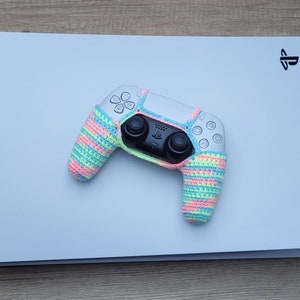Hit! Playstation 5 Controller Rainbow Crochet Cover. Hand-made ...