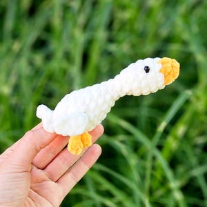 Quick Crochet PATTERN, Mini Hug Goose Keychain, No Sew Amigurumi for ...