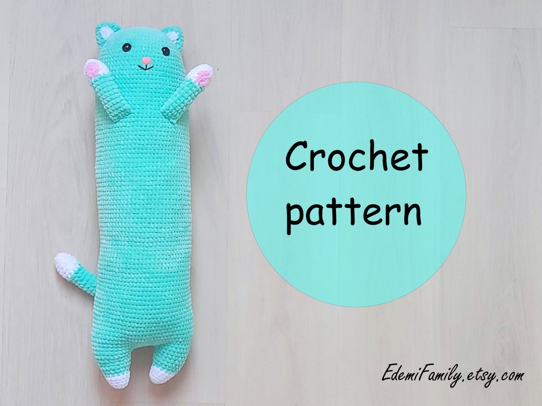 Modèle au crochet pour chat long. Baguette chat. Pain aux chats ...