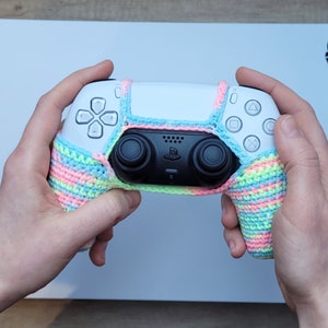 Hit! Playstation 5 Controller Rainbow Crochet Cover. Hand-made ...