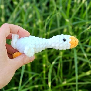 Quick Crochet PATTERN, Mini Hug Goose Keychain, No Sew Amigurumi for ...