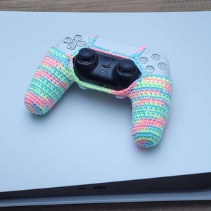 Hit! Playstation 5 Controller Rainbow Crochet Cover. Hand-made ...
