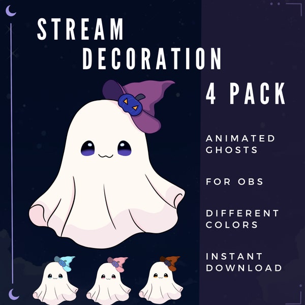 Vtuber Assets Ghost - Etsy