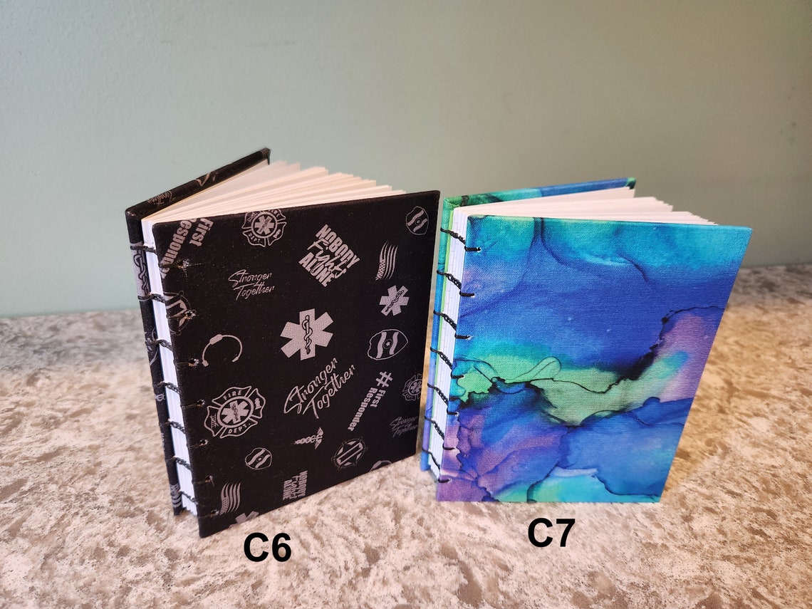 Handmade Coptic Stitch Journals - Etsy