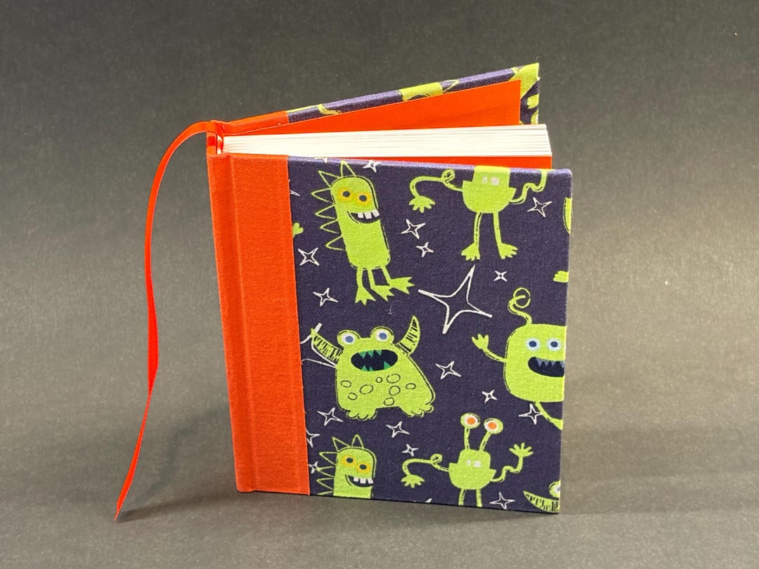 Handmade Casebound Journal Monsters - Etsy