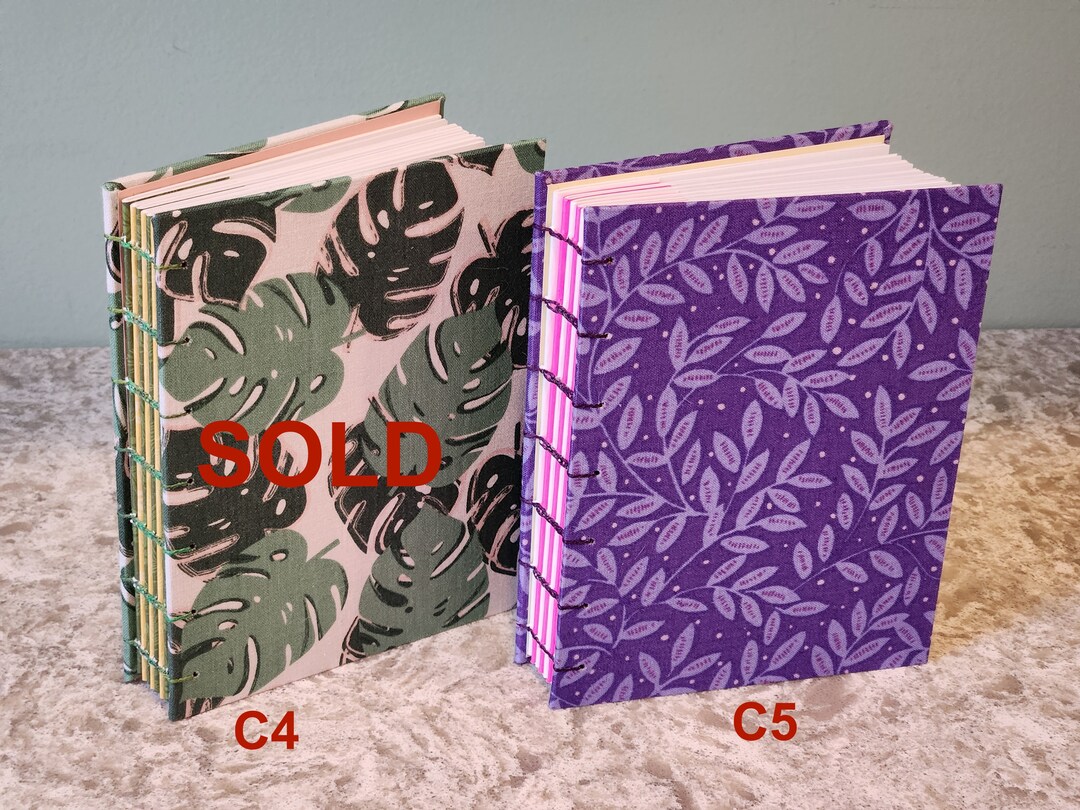 Handmade Coptic Stitch Journals - Etsy