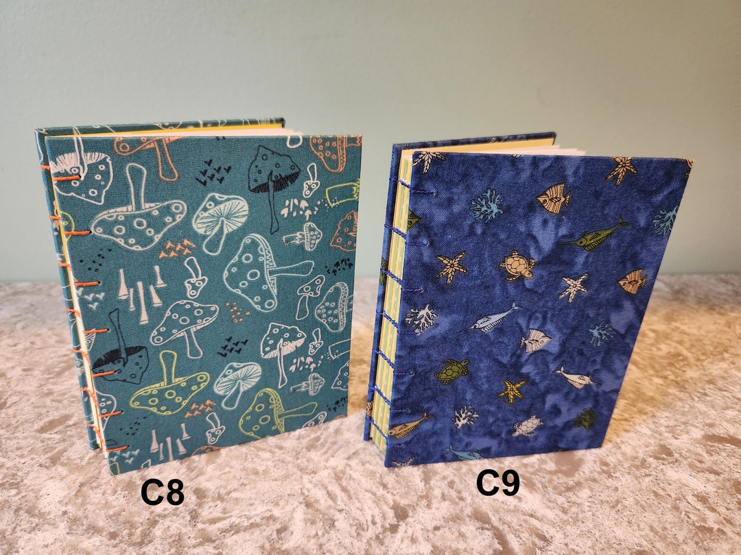 Handmade Coptic Stitch Journals - Etsy