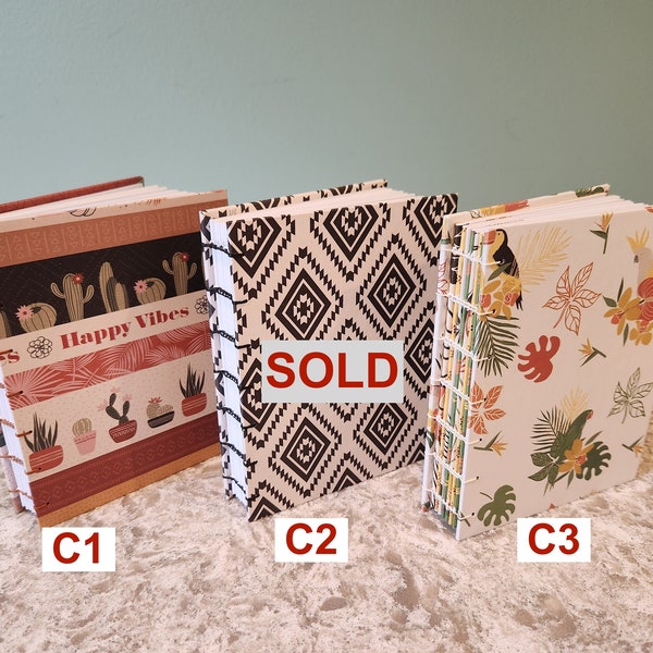 Coptic Stitch Journal - Etsy