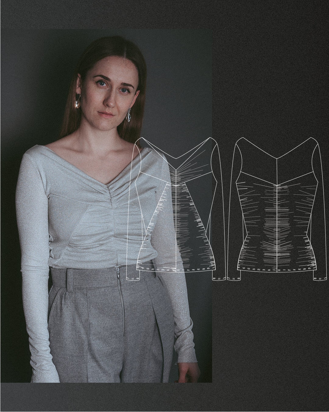 Digital Sewing Pattern Alice Long-sleeved Top - Etsy