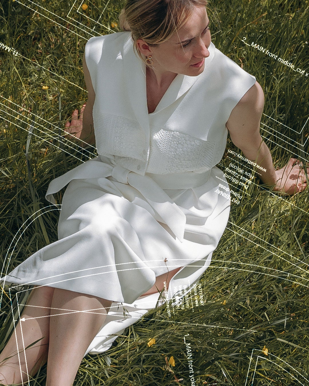 Digital Sewing Pattern POLINA DRESS - Etsy