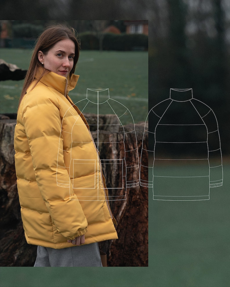 Digital Sewing Pattern Chloe Parka Coat - Etsy