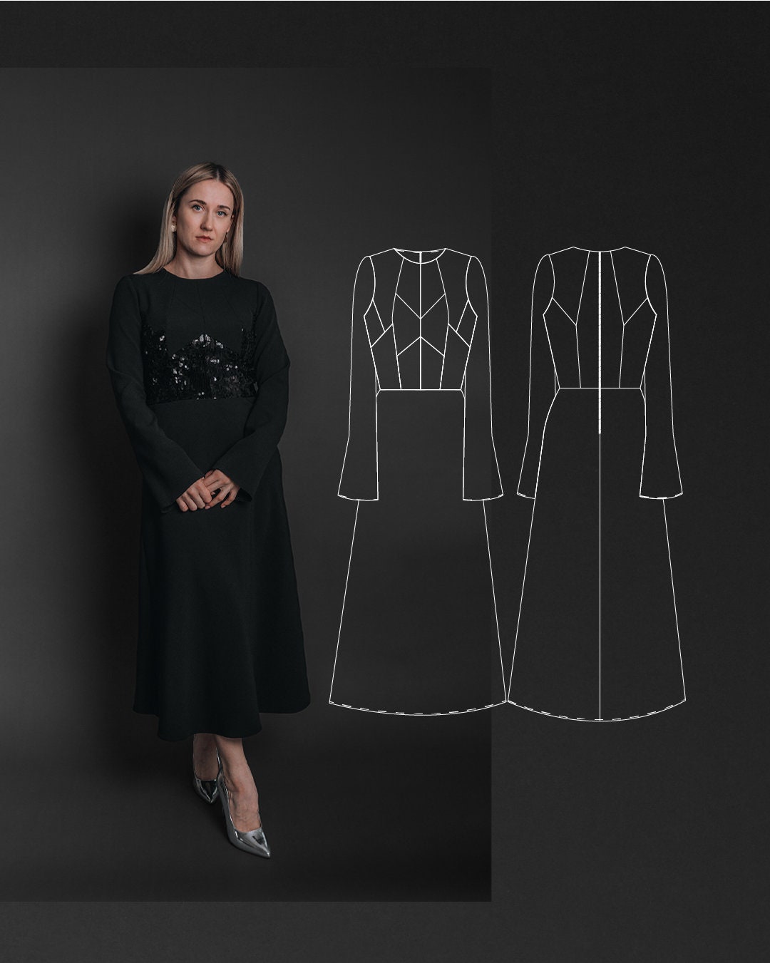 Digital Sewing Pattern Scarlett Dress - Etsy