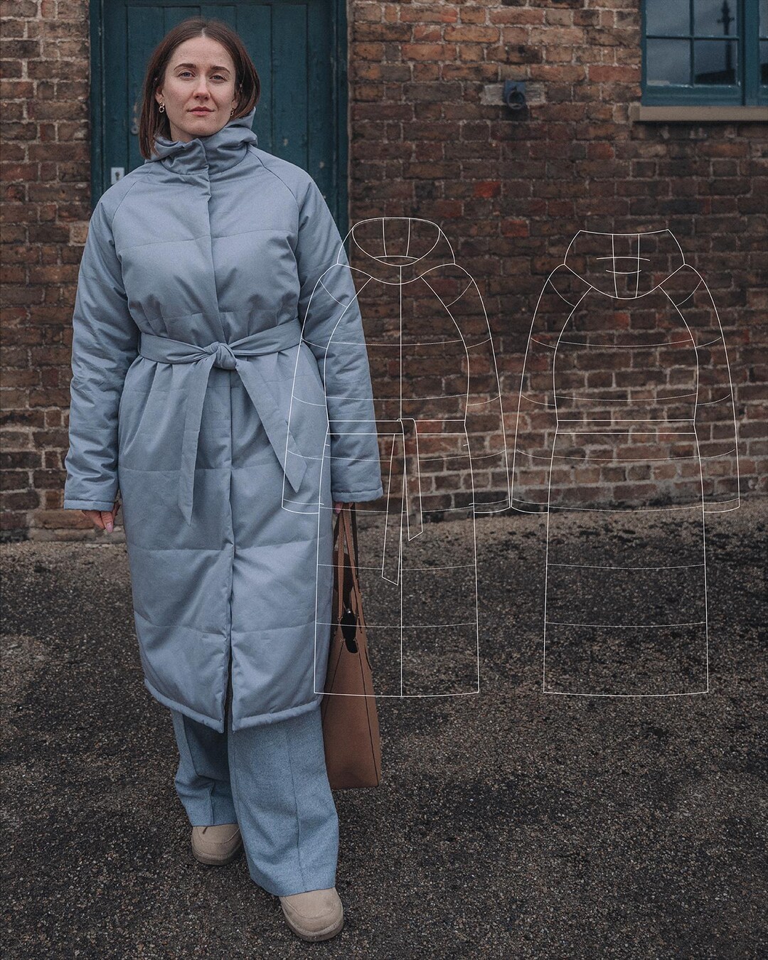 Emma Parka Coat Sewing Digital Pattern - Etsy