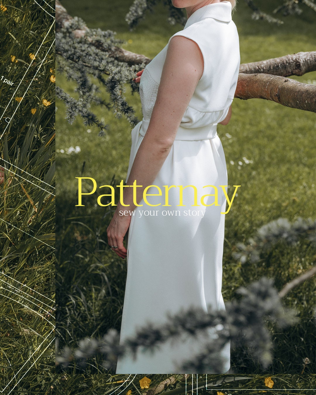 Digital Sewing Pattern POLINA DRESS - Etsy