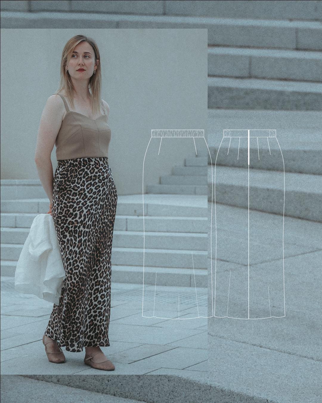 Digital Sewing Pattern VIOLET SKIRT - Etsy