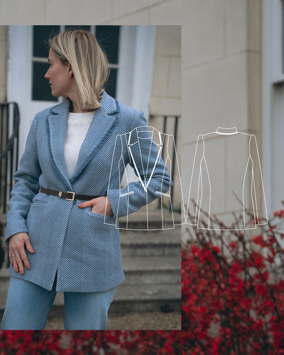Digital Sewing Pattern Georgia Blazer - Etsy