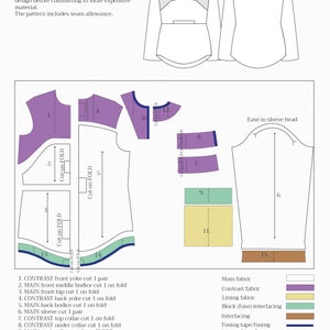 Digital Sewing Pattern Amy Sweatshirt - Etsy