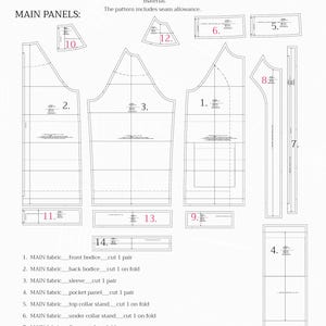 Digital Sewing Pattern Chloe Parka Coat - Etsy