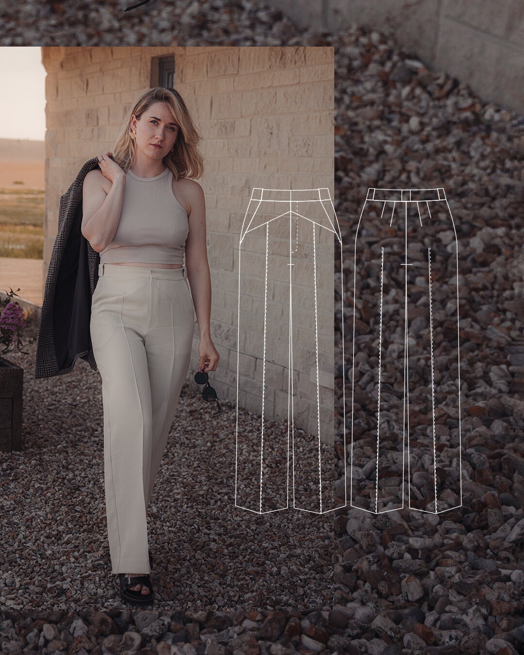 Digital Sewing Pattern SOFIA Trousers - Etsy