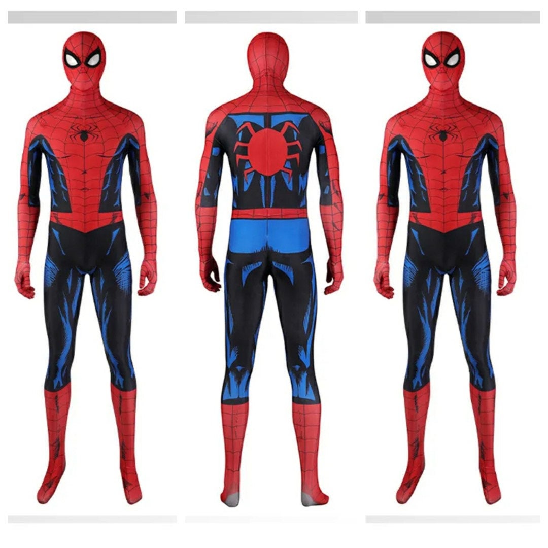 Marvel Spider Men PS5 Vintage Comic Book Suit Cosplay Costume - Etsy