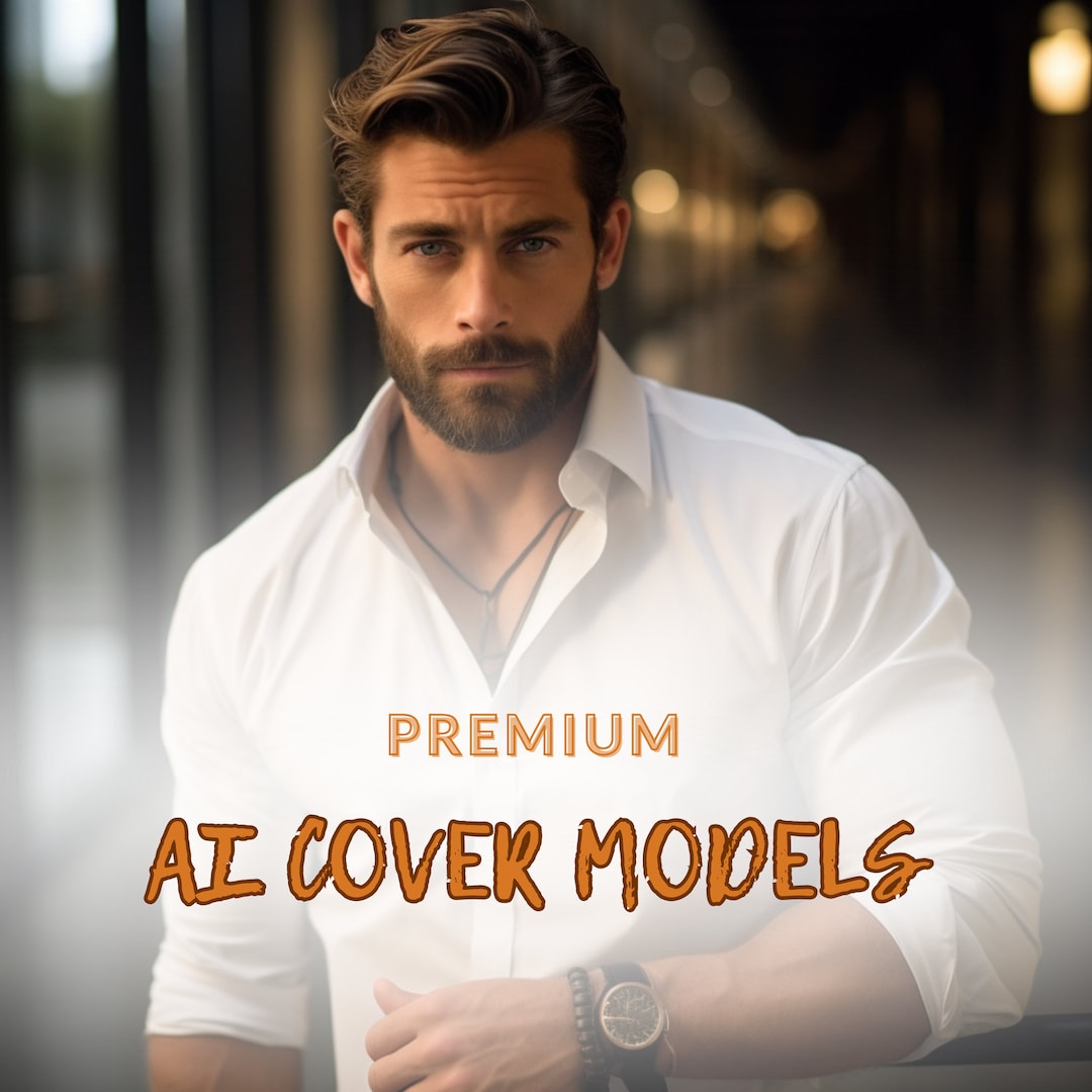 Romance Novel AI Cover Model, Male Model for Romance Books, Cover Model ...