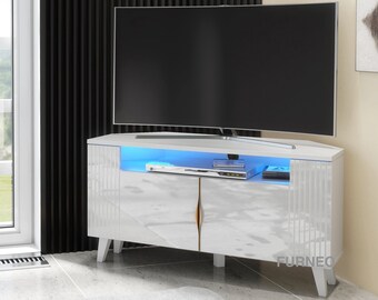 100cm white tv unit store